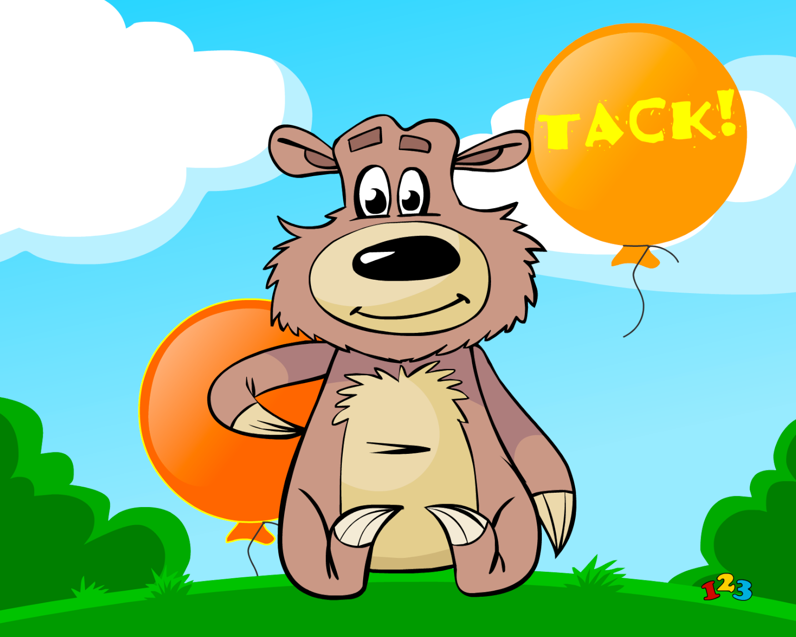 Tackkort - gratis vykort från 123kort