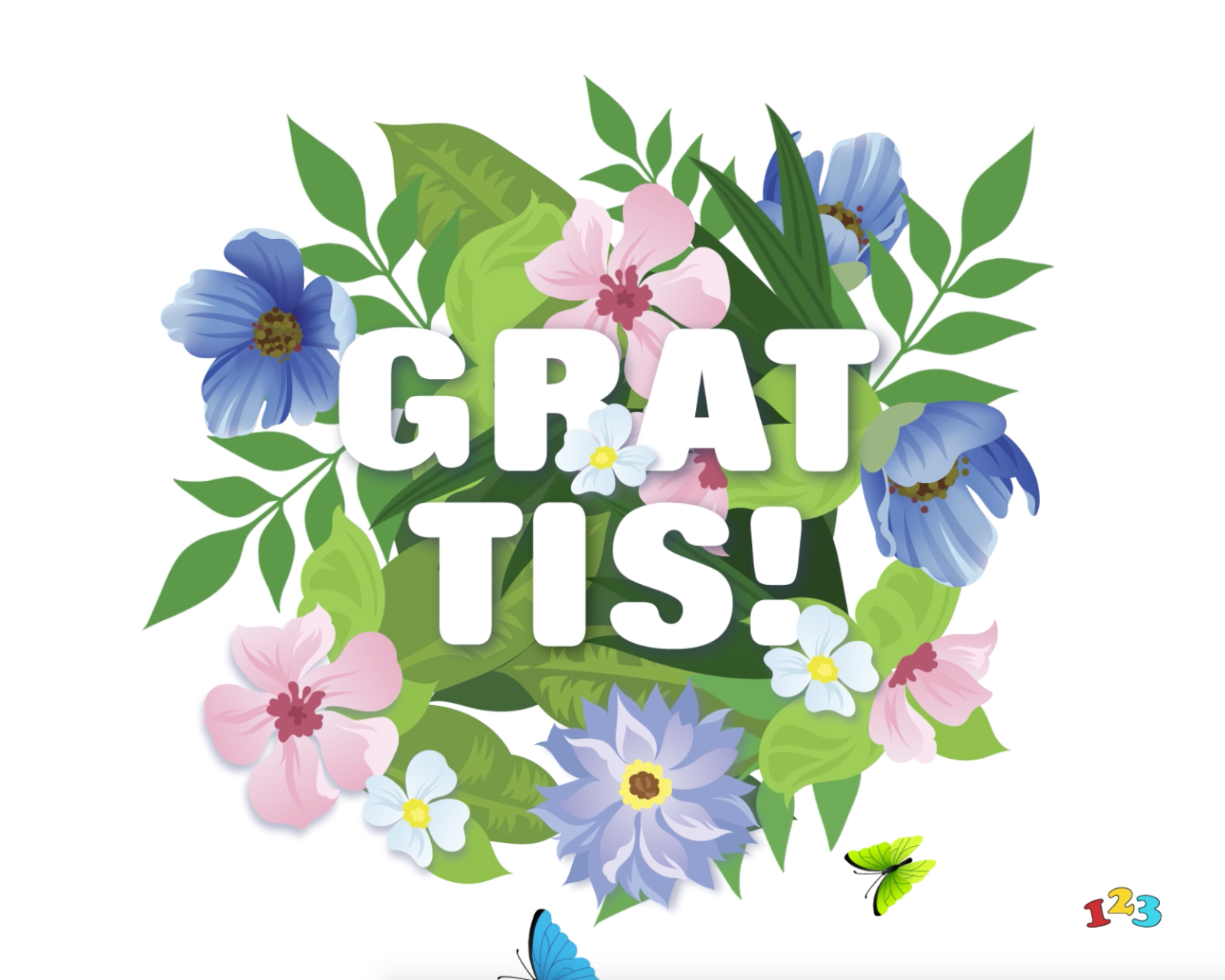 Gratulationer - gratis vykort från 123kort